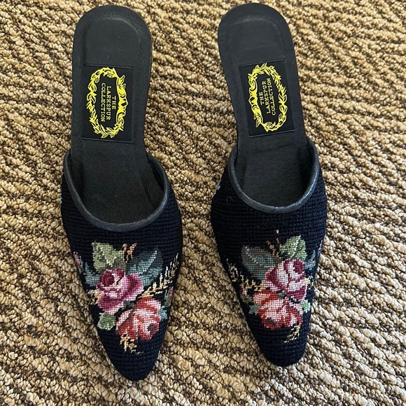 Shoes | Needlepoint Mules The Larkspur Collection | Poshmark